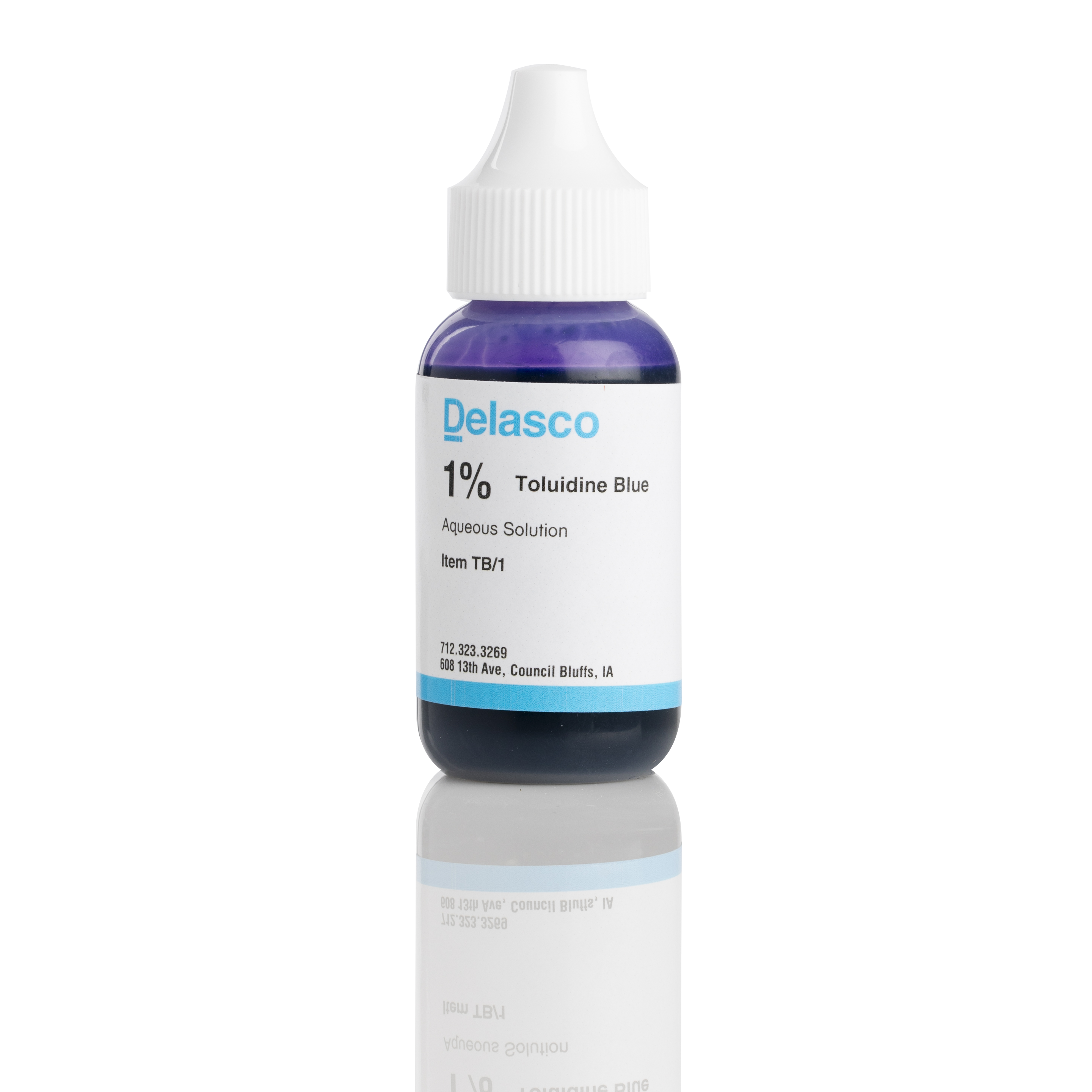 Delasco TB/1 Toluidine Blue O, 1 oz - Delasco