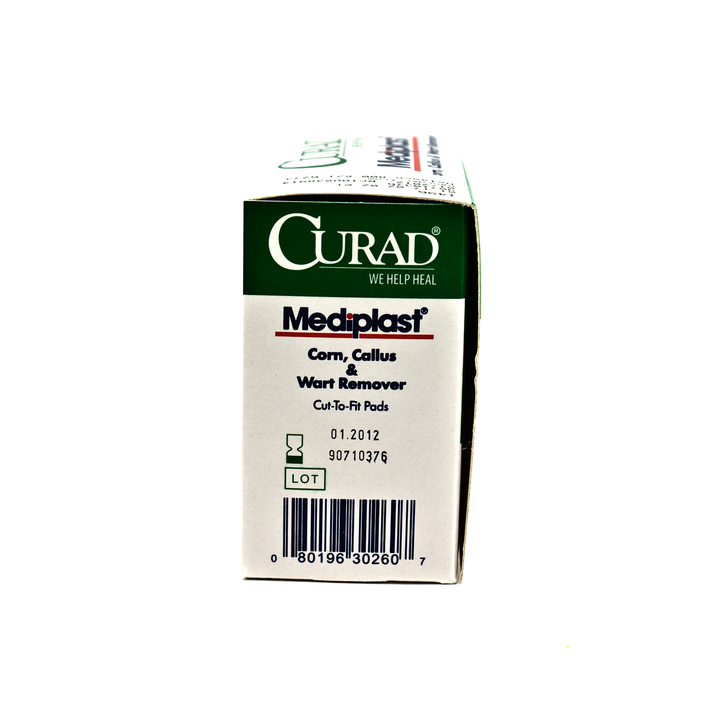 Curad 1496 Mediplast 40% Salicylic Acid Plaster, Corn, Callus and Wart ...