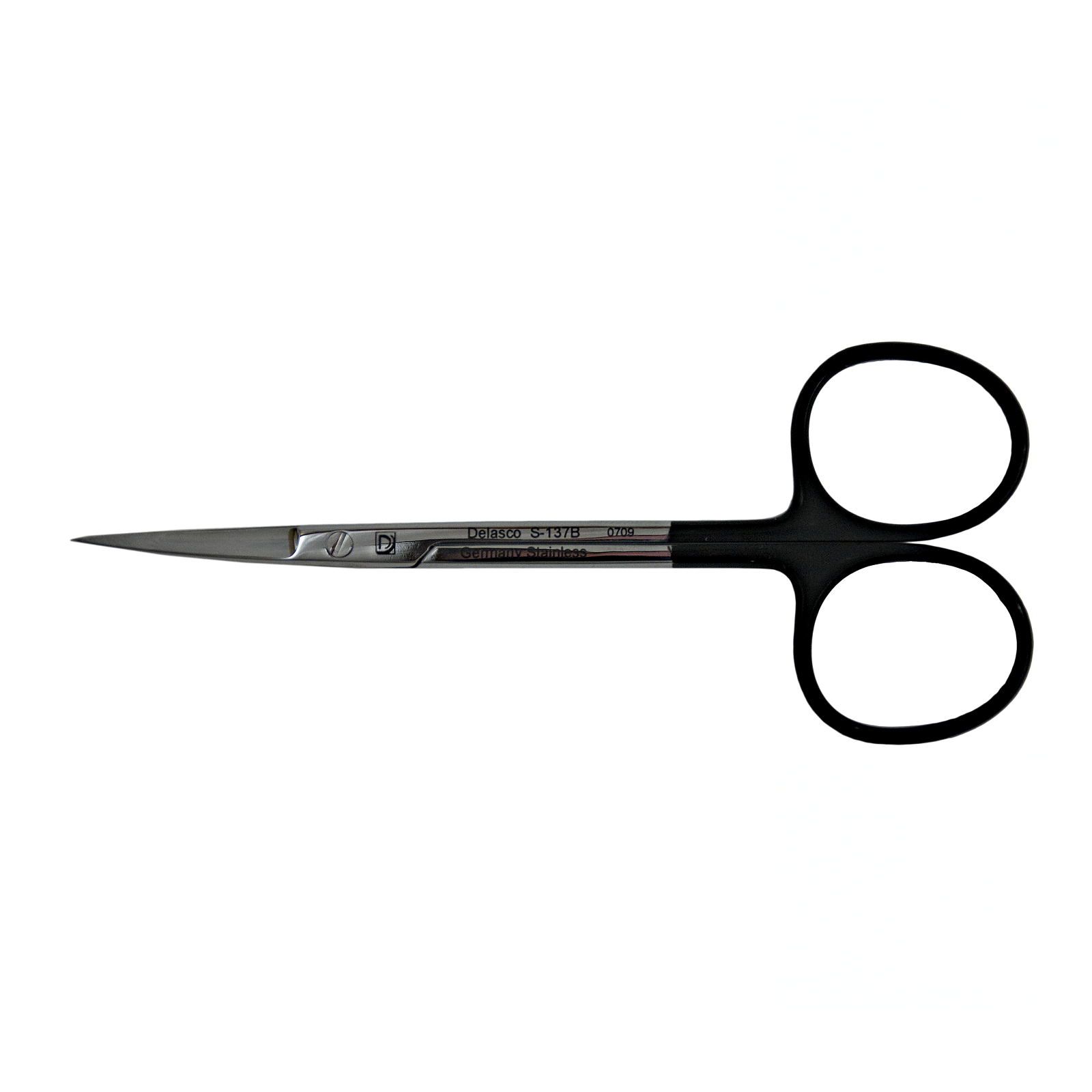 Delasco S-137B Iris Scissors 4.5 in Curved 25mm Sharp/Sharp SuperCut ...