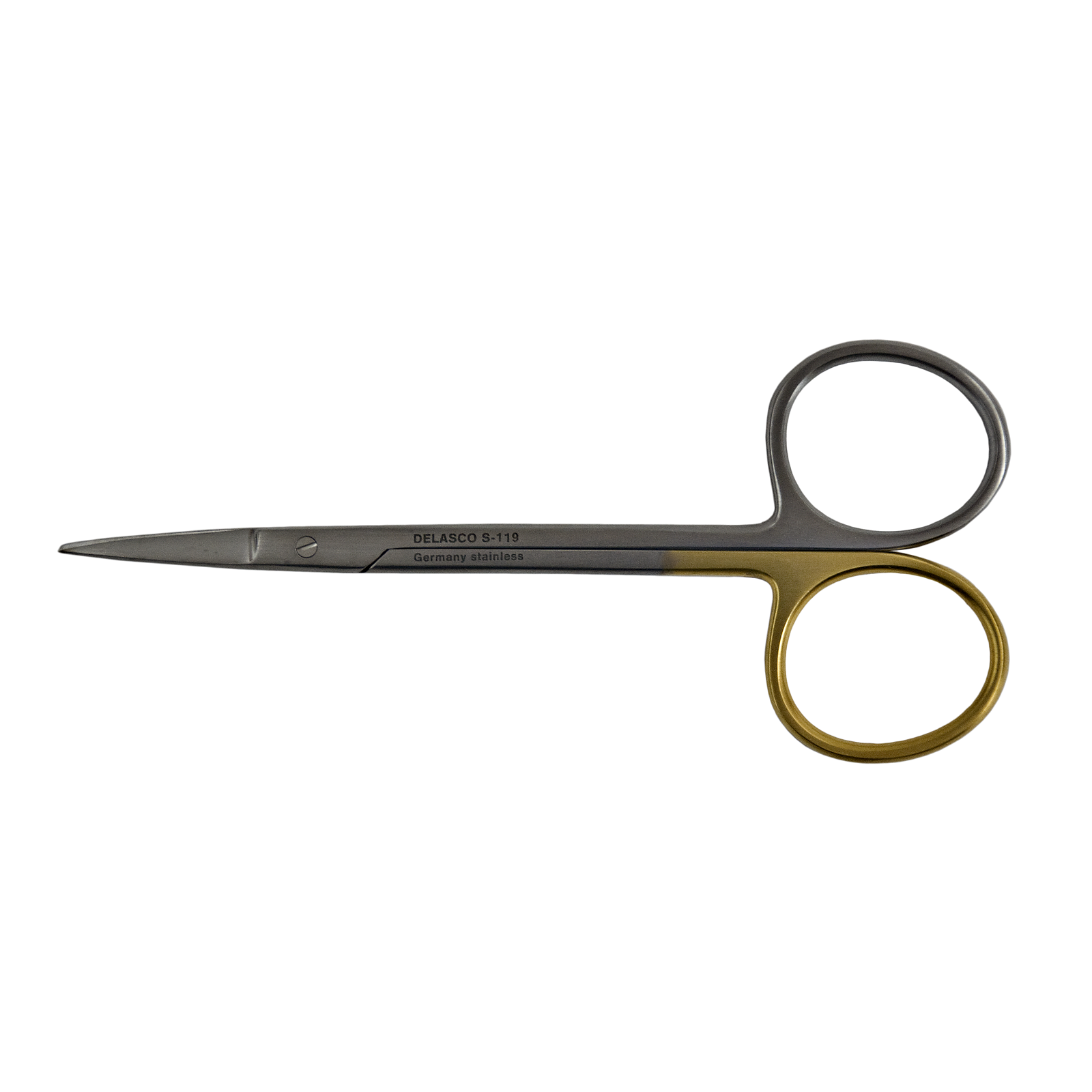 Delasco S-119 Iris Scissors 4.5 in Straight 20mm Sharp/Blunt SuperCut ...