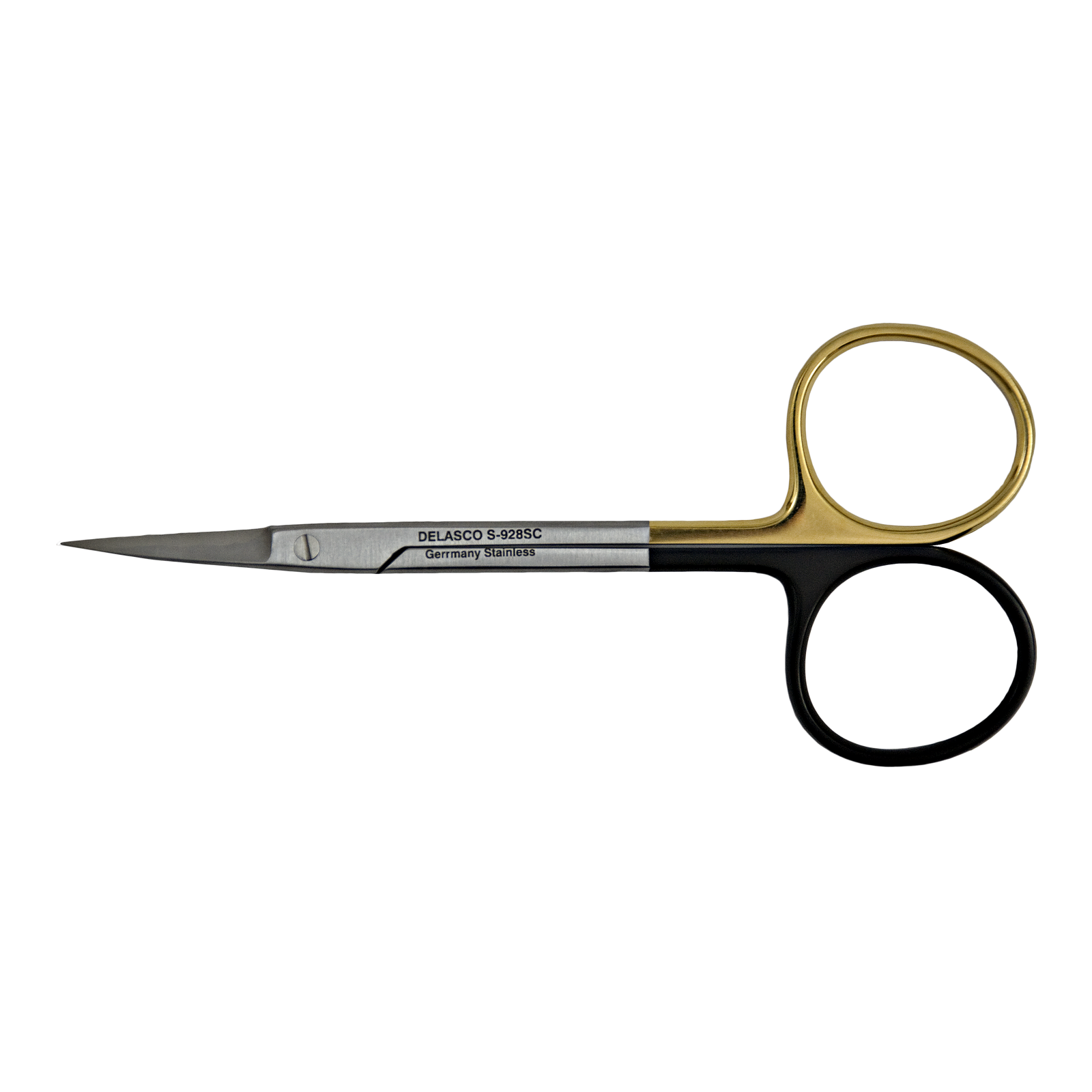 Delasco S-928SC Iris Scissors 4.5 in Curved 25mm Sharp/Sharp SuperCut ...