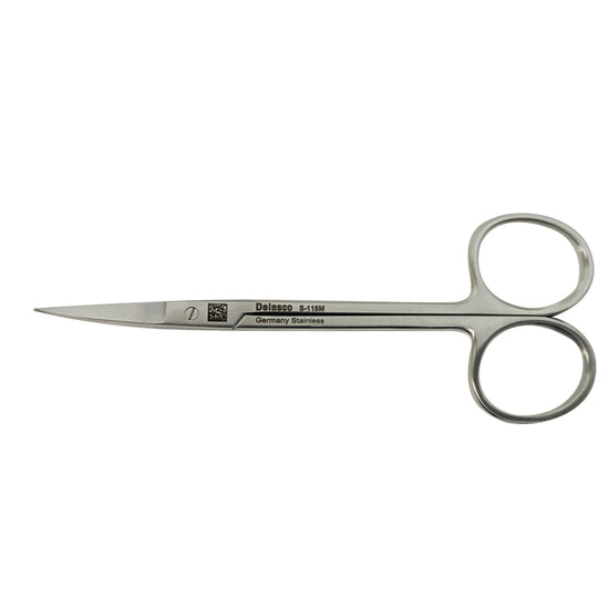 Iris Scissors 4 1/2", Curved, Sharp/Sharp Tips, Dextra By Delasco ...