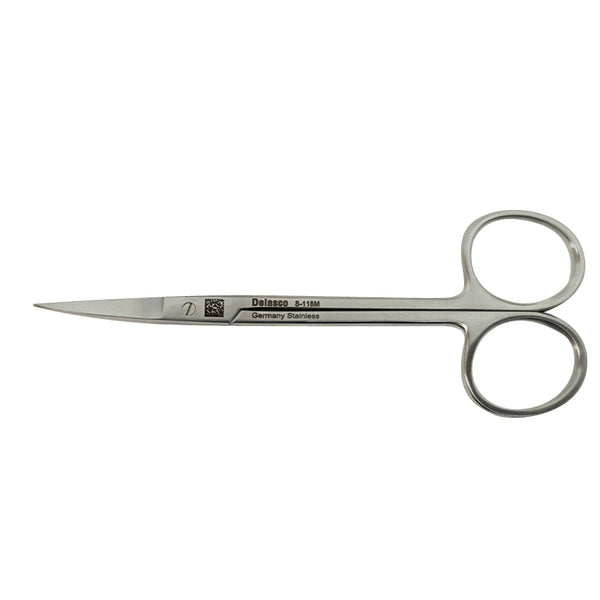 Iris Scissors 4 1/2", Curved, Sharp/Sharp Tips, Dextra By Delasco ...
