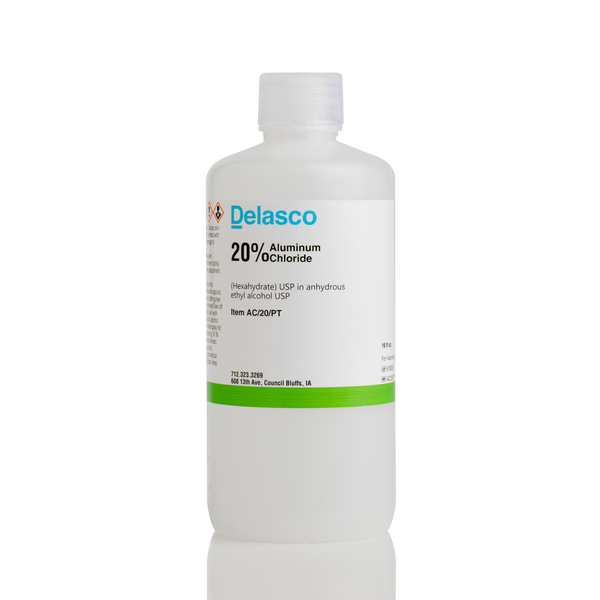 Aluminum Chloride 20% Solution in Ethanol | Delasco - Delasco