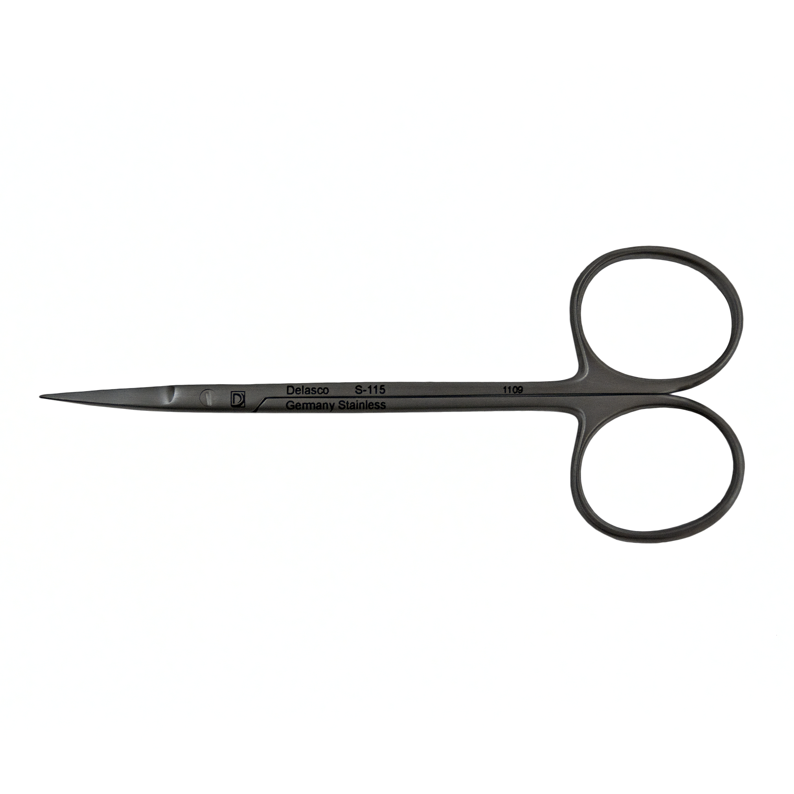Iris Scissors 4 in Straight 20mm Sharp/Sharp - Delasco - Delasco