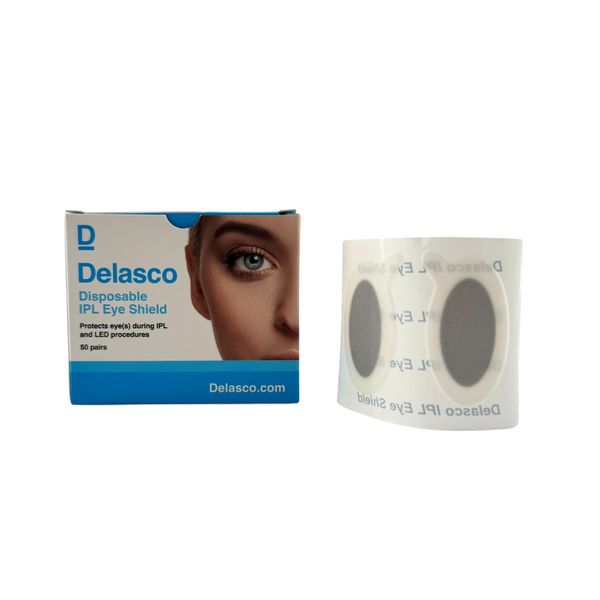 Delasco White IPL Eye Shields - FDA Class 1 Eye Protection for IPL and ...