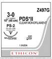 Ethicon PDS II Polydioxanone 3-0 Absorbable PS-2 Clear Suture | Delasco ...