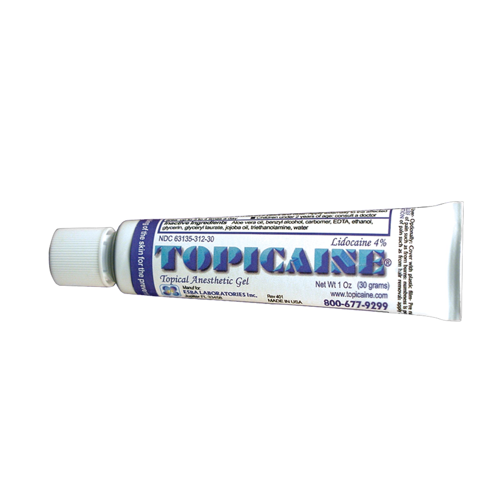 Topicaine 4% Lidocaine Gel | Delasco - Delasco