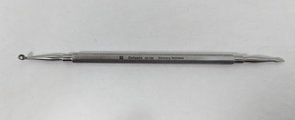 Hallack Style Comedone Extractor, 6 in, w/Lancet and Fenestrated Cup ...